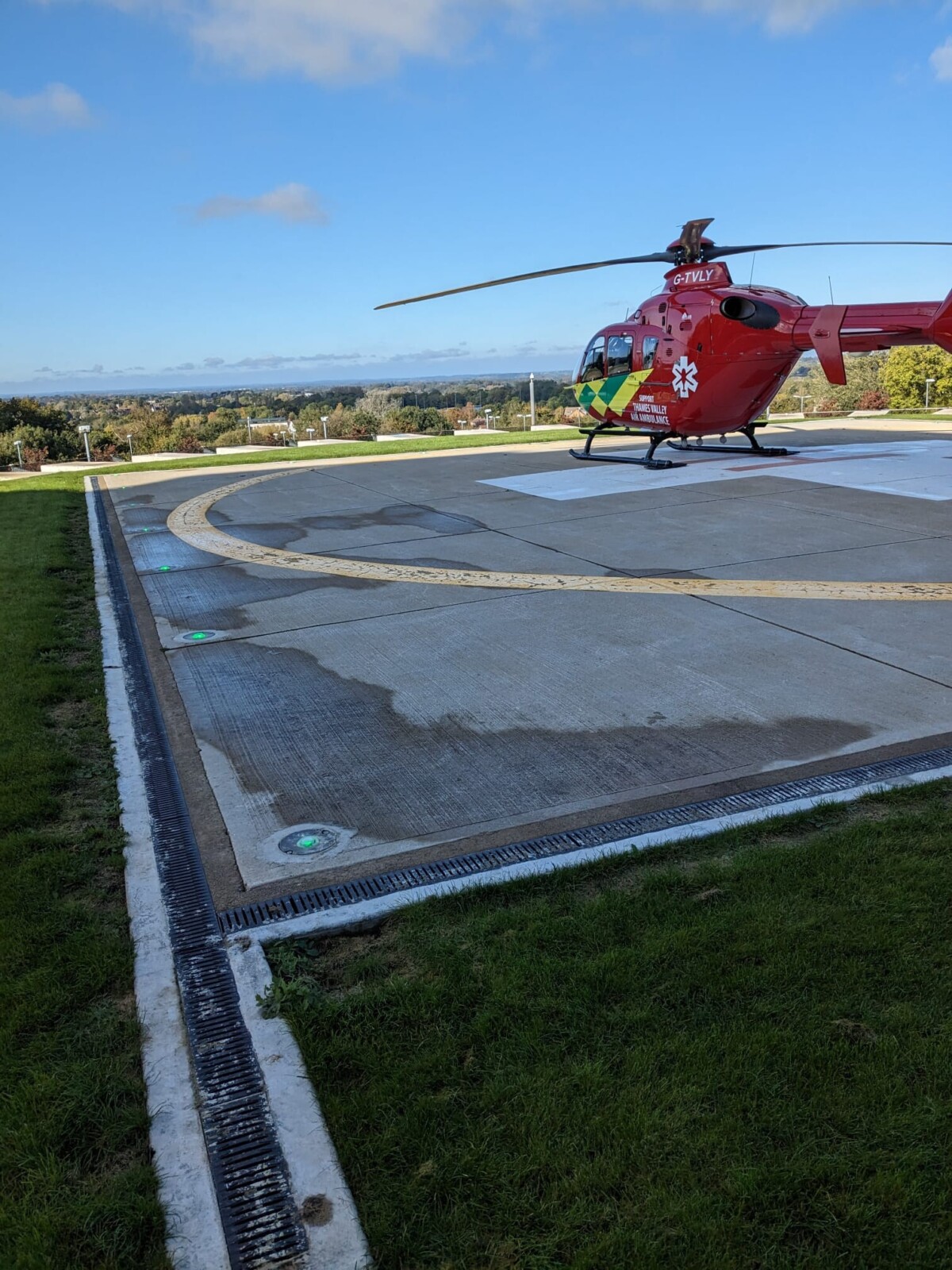 John Radcliffe Hospital - Oxford Helipad in UK Signalight